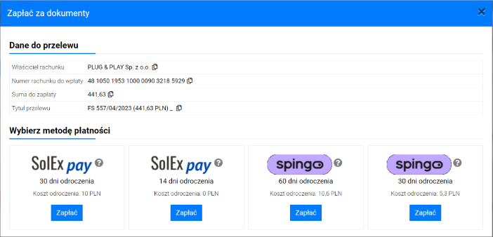SolEx Pay - Platforma SolexB2B
